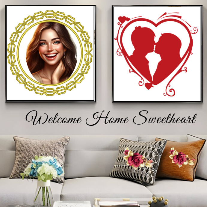 Welcome home greeting Template | PosterMyWall