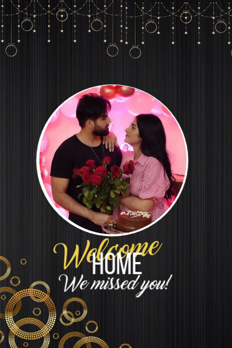 Copy of Welcome home poster | PosterMyWall