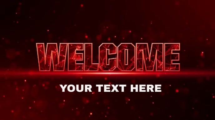 WELCOME INTRO,,, Template | PosterMyWall