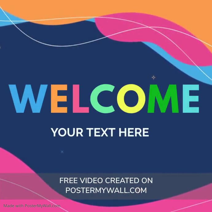 WELCOME INTRO Template | PosterMyWall