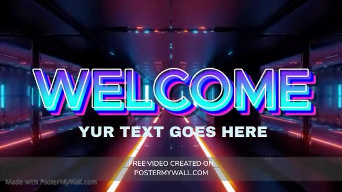 WELCOME INTRO Template | PosterMyWall