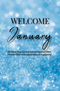 Welcome January 2025 Template | PosterMyWall