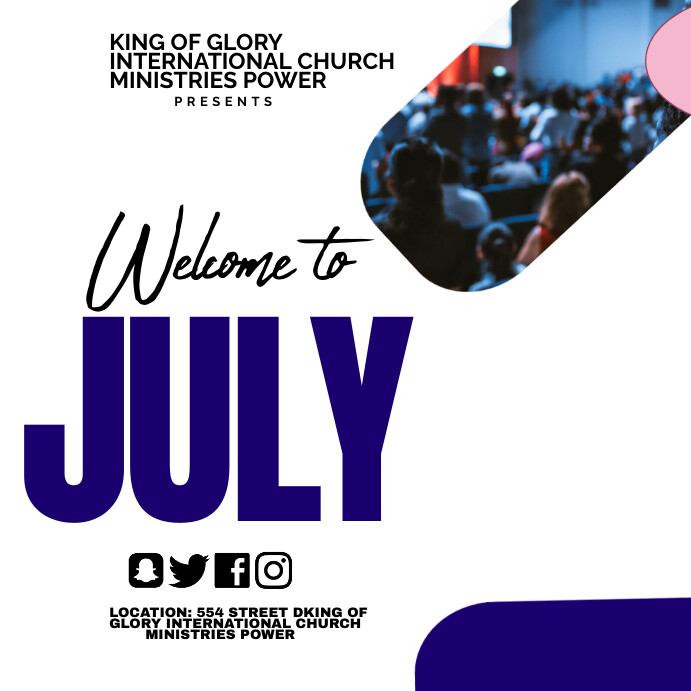 Welcome july Template | PosterMyWall