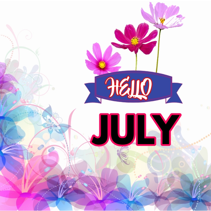 Welcome July Clipart