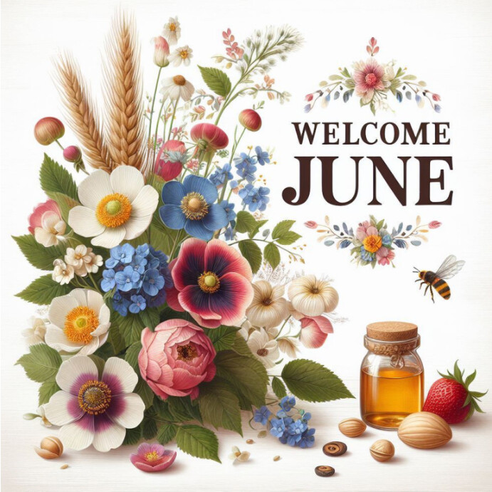 Welcome June Template | PosterMyWall