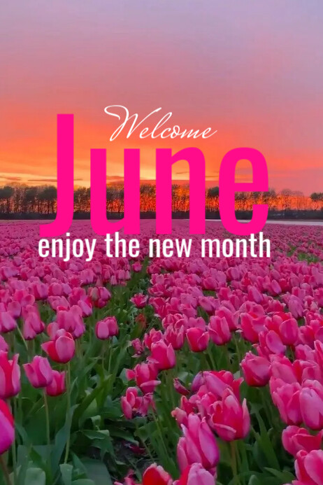 Plantilla de Welcome june | PosterMyWall