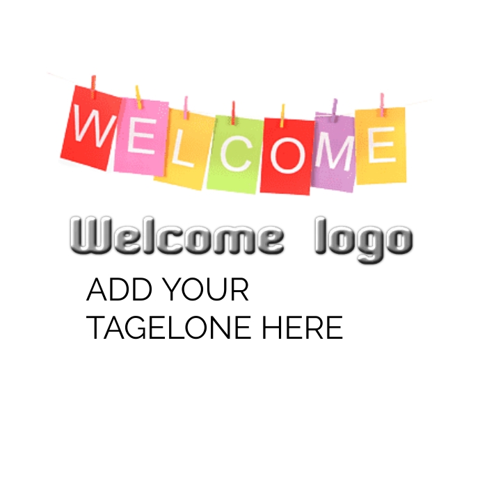 Copy of Welcome logo | PosterMyWall