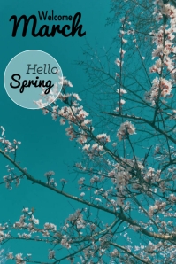 WELCOME MARCH Template | PosterMyWall
