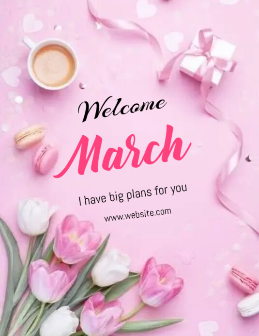 Plantilla de Welcome march | PosterMyWall