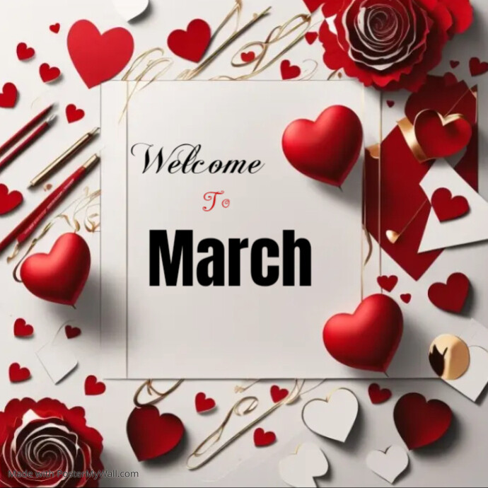 Welcome March Templat | PosterMyWall