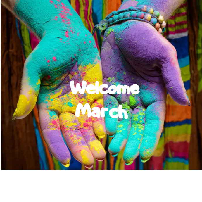 Plantilla de Welcome march flyer template | PosterMyWall