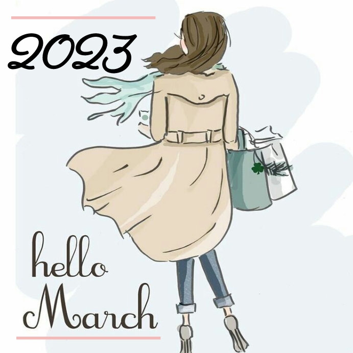 Welcome march spring instagram post Template | PosterMyWall