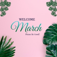 Hello March Template | PosterMyWall