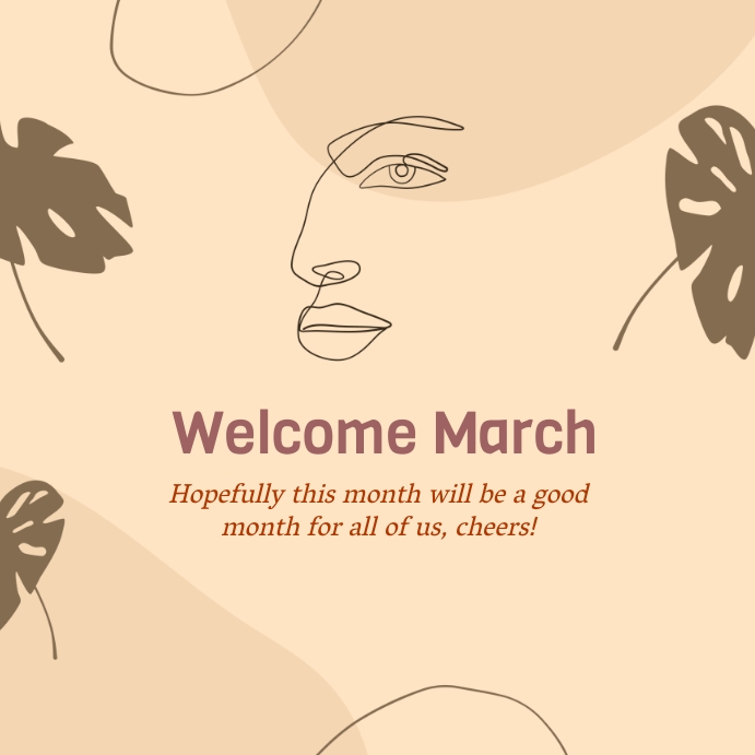 Welcome March Template | PosterMyWall