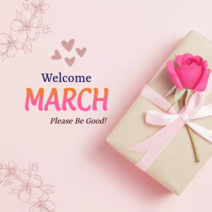 Plantilla de Welcome March Template | PosterMyWall