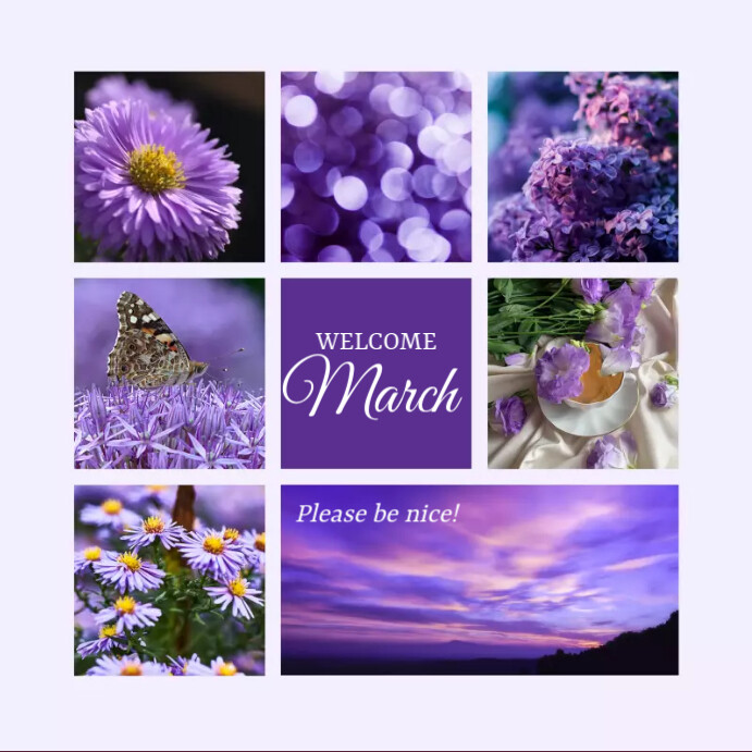 Welcome March Template | PosterMyWall
