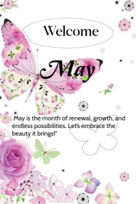 Welcome May template 2025 | PosterMyWall