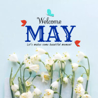 Welcome may Template | PosterMyWall