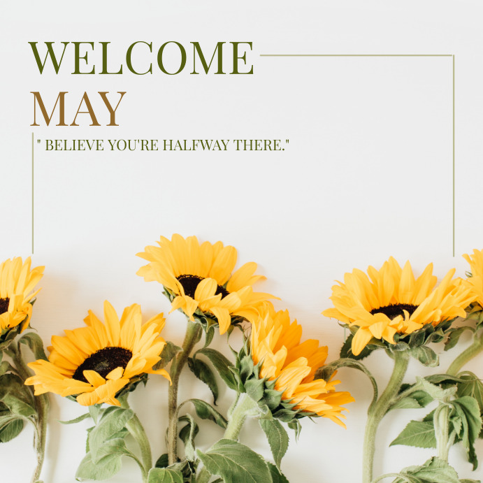 welcome may Template | PosterMyWall