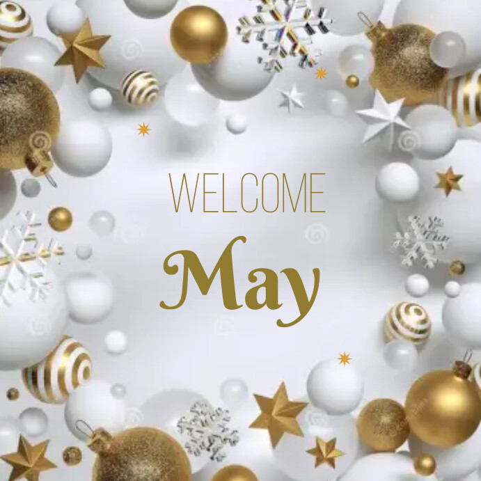 Welcome may Instagram post Templat | PosterMyWall