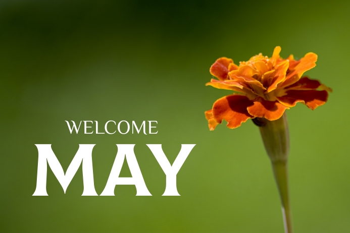 Welcome May Poster Template | PosterMyWall