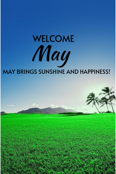 Welcome may template 2025 | PosterMyWall