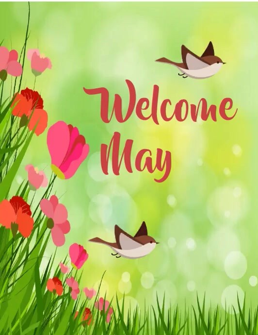 Plantilla de welcome May | PosterMyWall