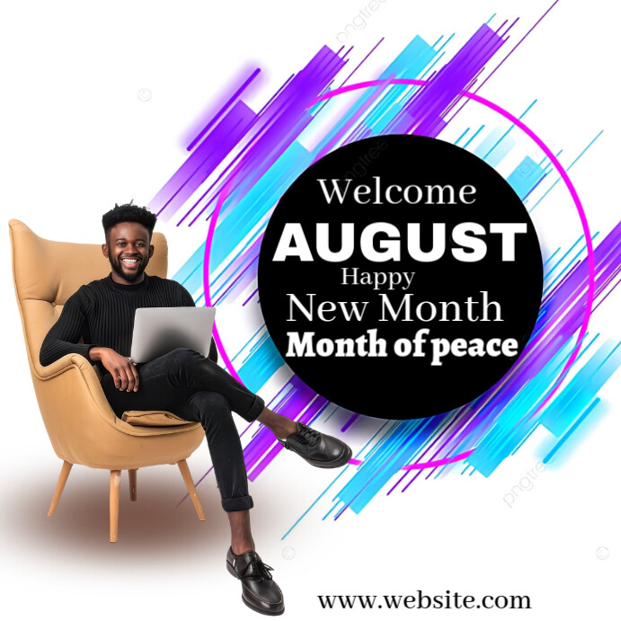 Welcome new month August flyer Template | PosterMyWall