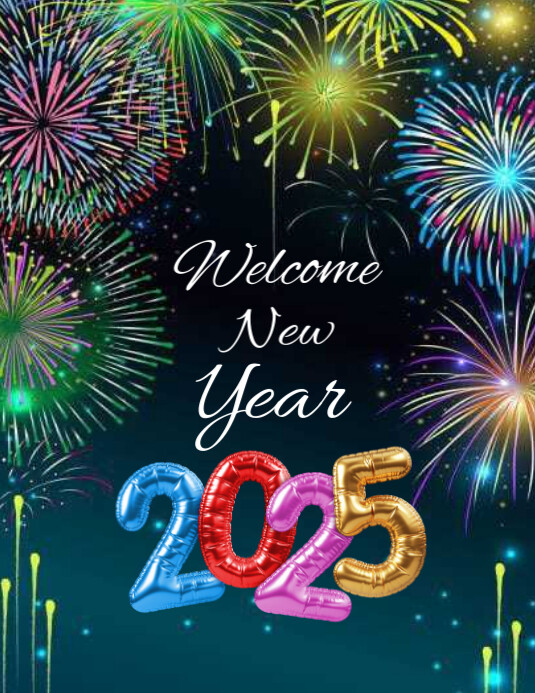 Welcome New Year Flyer Template | PosterMyWall