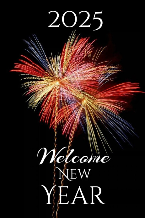 Welcome New Year Poster Template | PosterMyWall