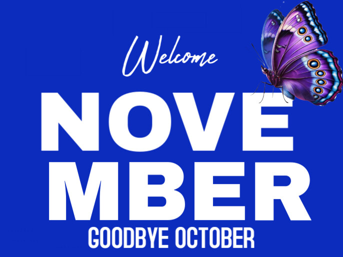 Welcome November Template | PosterMyWall