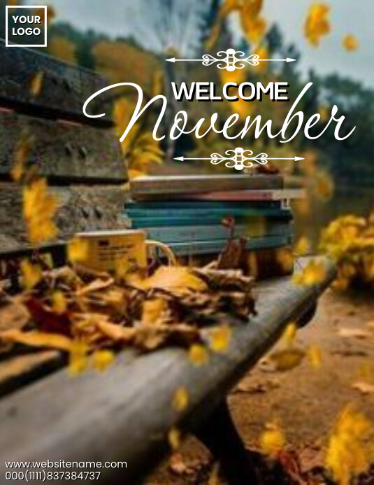 Plantilla de Welcome november template | PosterMyWall
