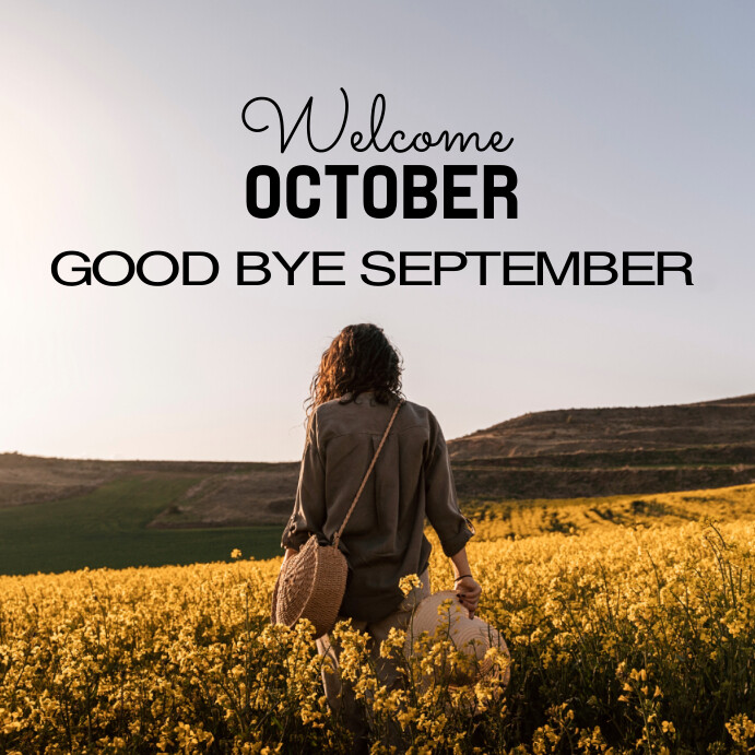 Modèle Welcome October | PosterMyWall