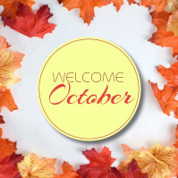 Welcome October Template | PosterMyWall