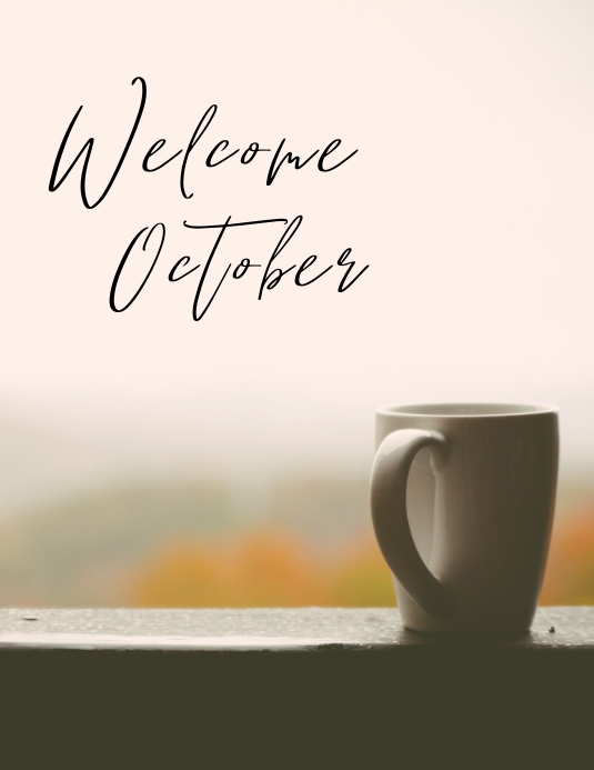 Welcome October Flyer Template | PosterMyWall