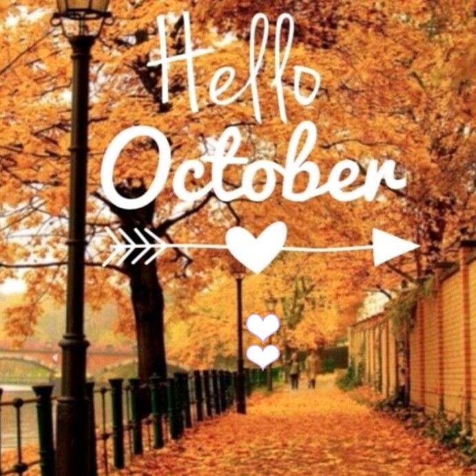 Welcome October Instagram post Template | PosterMyWall
