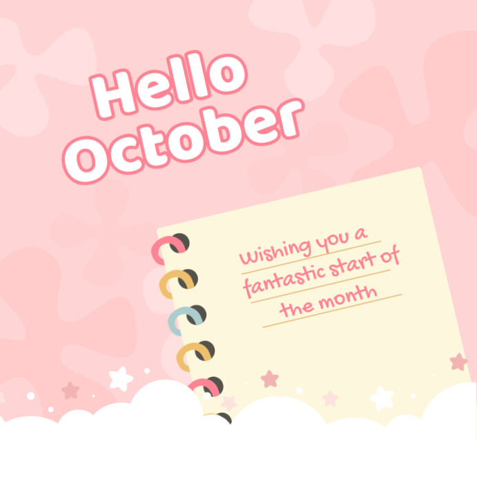 Welcome October Template | PosterMyWall