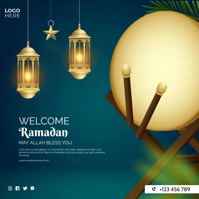 welcome ramadan Template | PosterMyWall