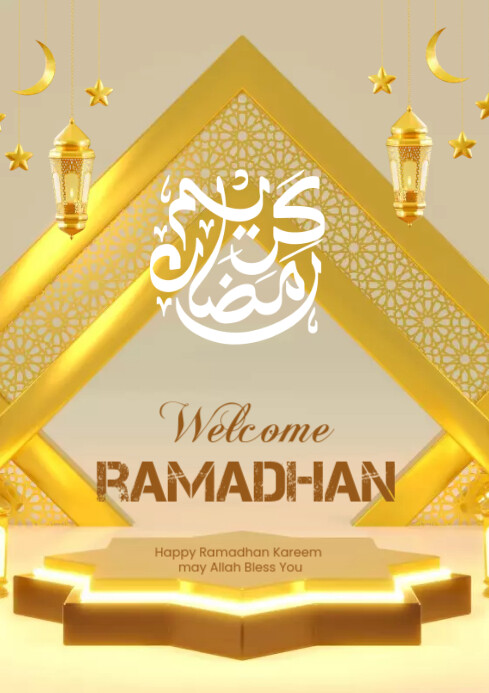 WELCOME RAMADAN POSTER Template | PosterMyWall