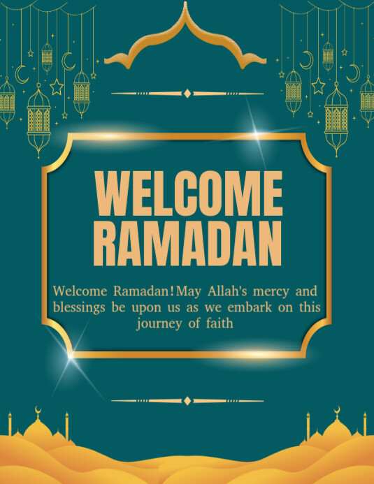 Welcome Ramadan template 2025 | PosterMyWall