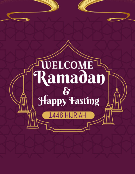 Welcome Ramadan template 2025 | PosterMyWall