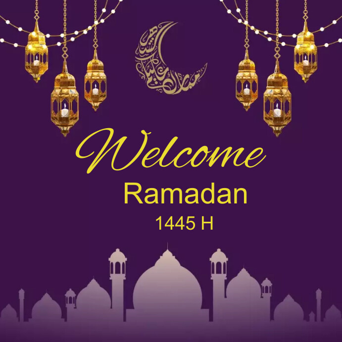 Plantilla de Welcome Ramadan Template Online Greeting Card | PosterMyWall