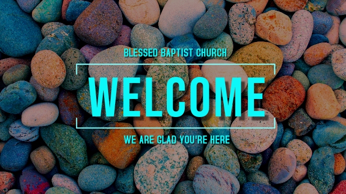 Welcome Rocks Template | PosterMyWall