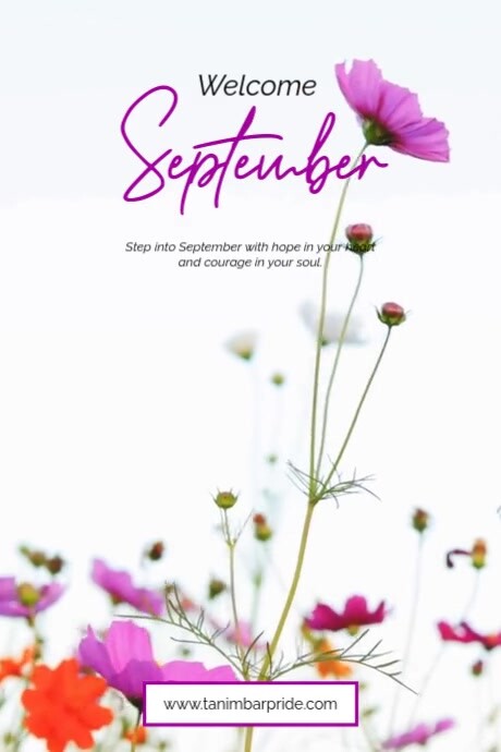Modèle welcome september 2025 | PosterMyWall