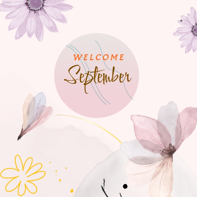 welcome september Template | PosterMyWall