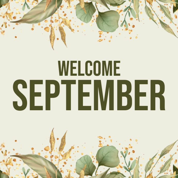 Welcome September Template | PosterMyWall