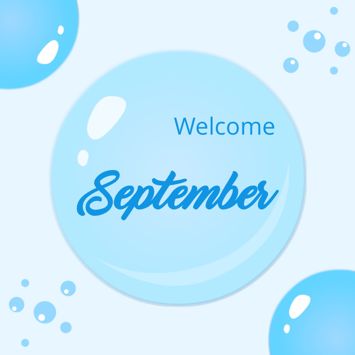 Plantilla de Welcome September | PosterMyWall