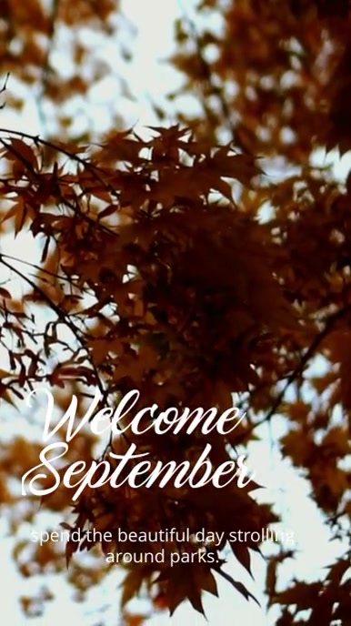 Welcome September Template | PosterMyWall