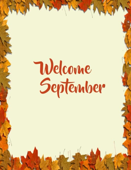 welcome September Template | PosterMyWall