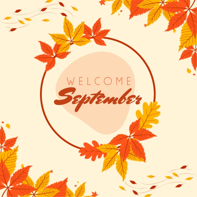 Welcome September Template | PosterMyWall